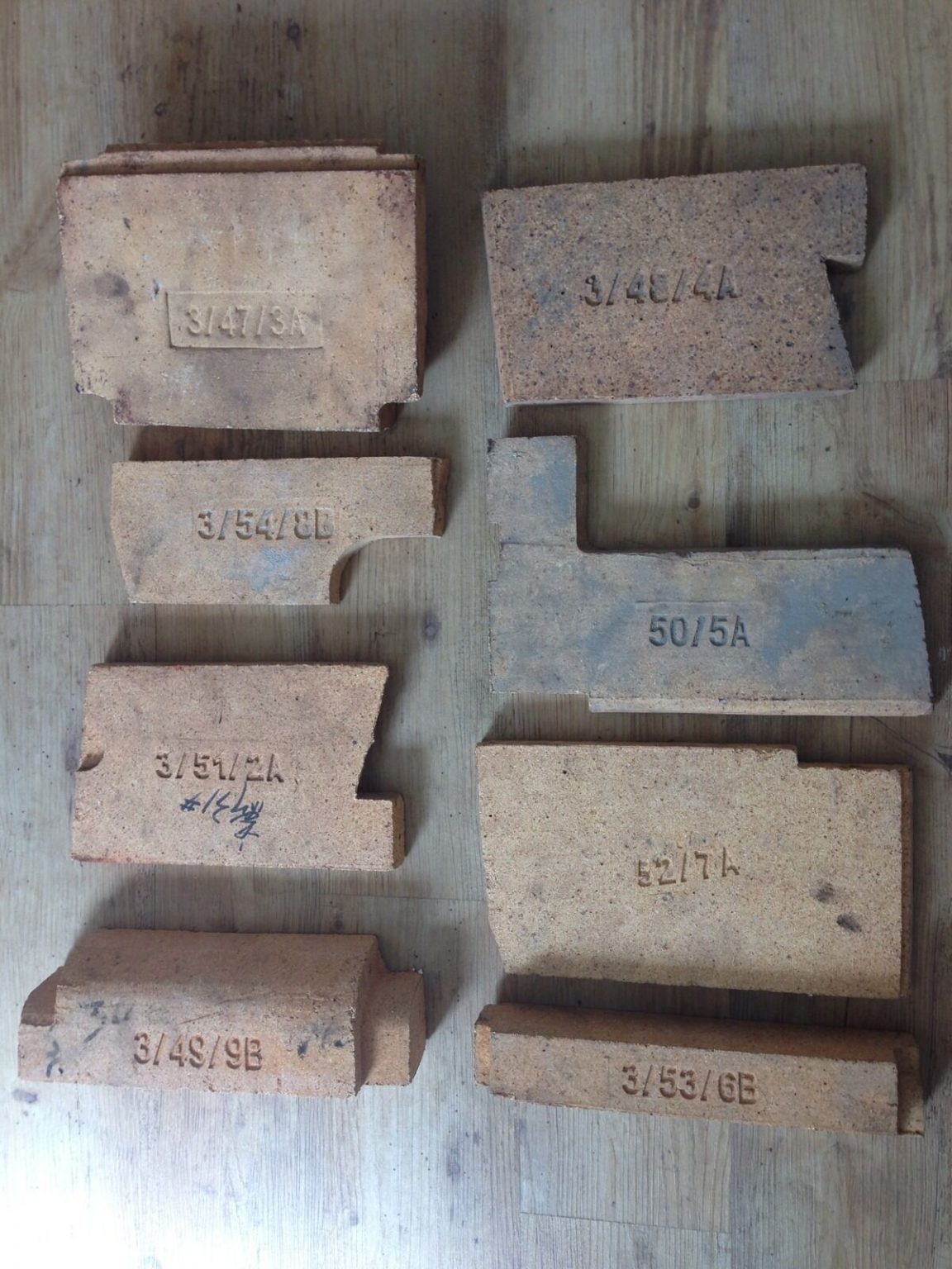 Rayburn Fire Bricks Firebricks - Royal - Right Oven - FULL SET