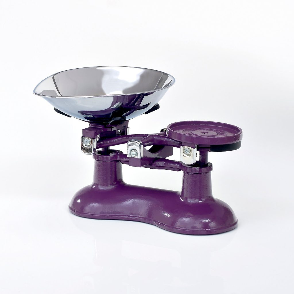 Traditional Victor Balance Scales - Graphite/Chrome - Avec Cookers