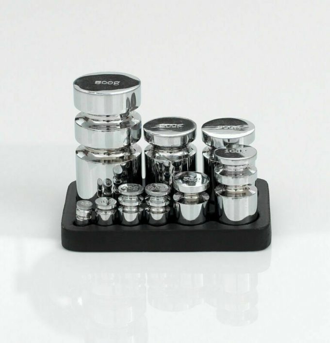 Victor 9 Piece Chrome Metric Weights Set
